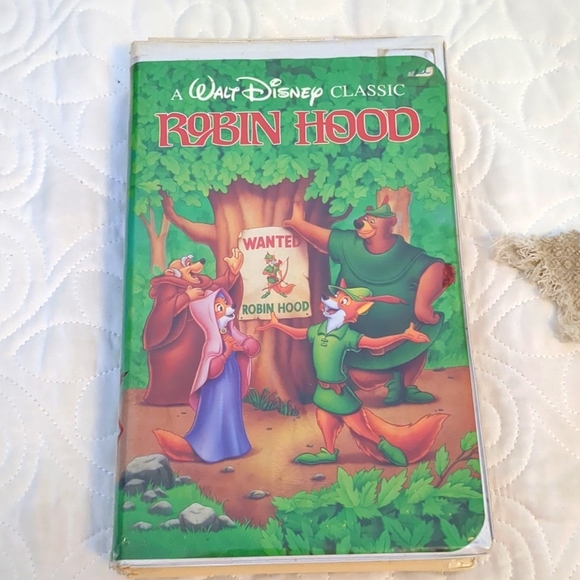 Disney | Other | Disney Black Diamond Robin Hood Vhs Tape | Poshmark